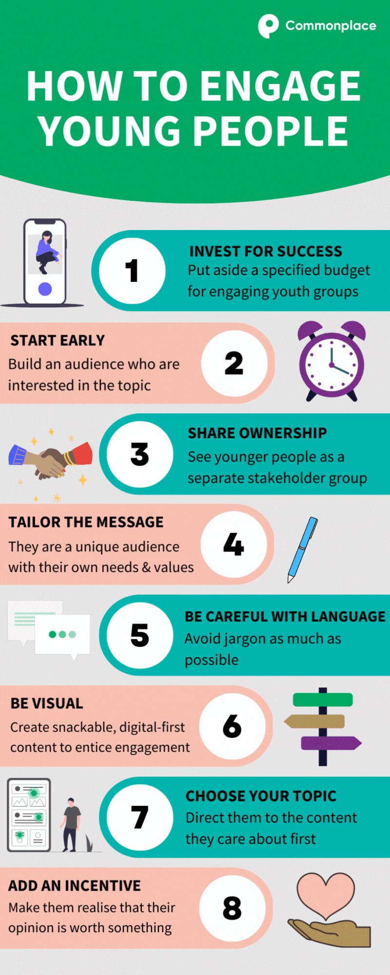 Engaging young people - 8 top tips
