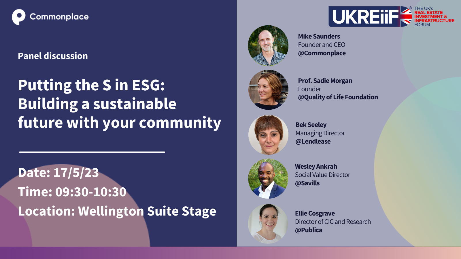 Commonplace is coming to UKREIIF 2023!