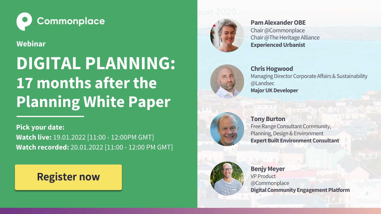 Webinar | 17 months after the Planning White Paper