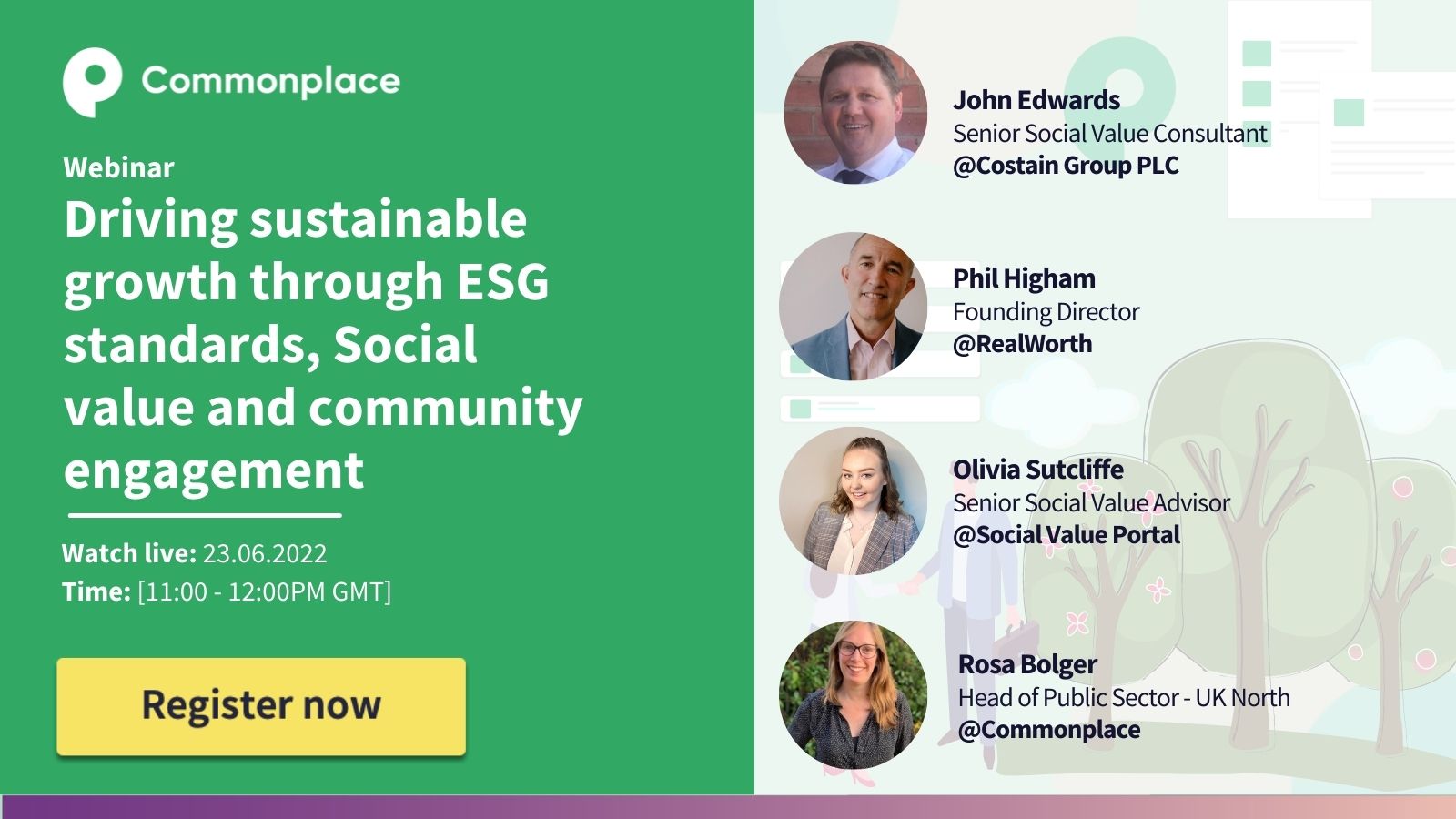 Driving sustainable growth through ESG, social value and online engagement